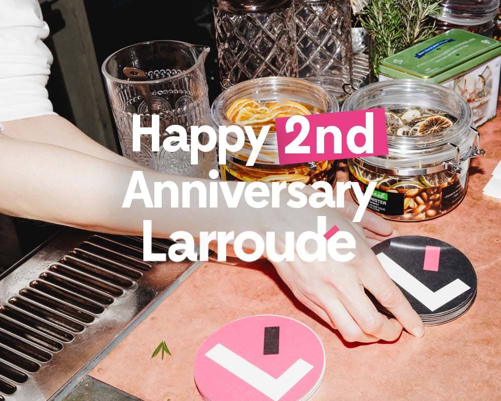 Happy 2nd Anniversary Larroudé – Larroude