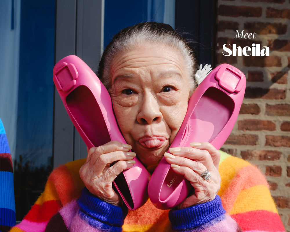 The Daisy Drop Campaign Stars: Sheila - Larroude