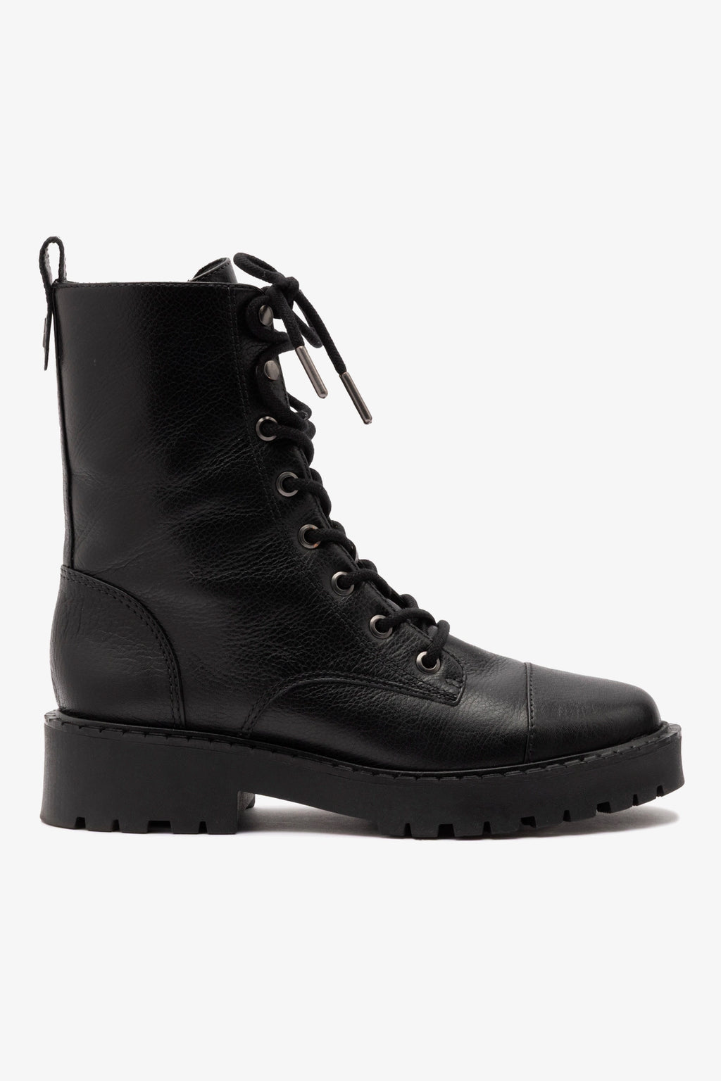 Trinity Boot In Black Leather – Larroude