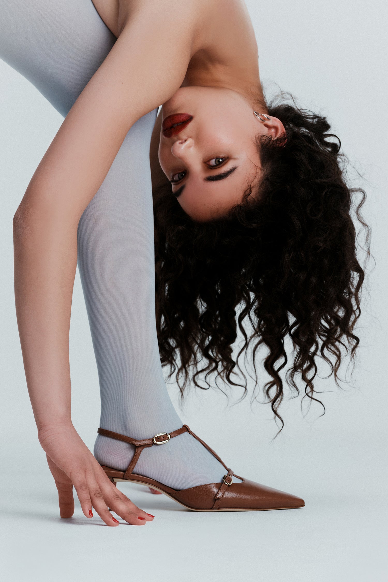 Grace Pump In Caramel Leather - Pumps - Larroudé – Larroude