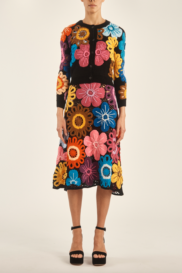 Floral Crochet Dress - from Jonathan Cohen - curated by Marina Larroudé ...